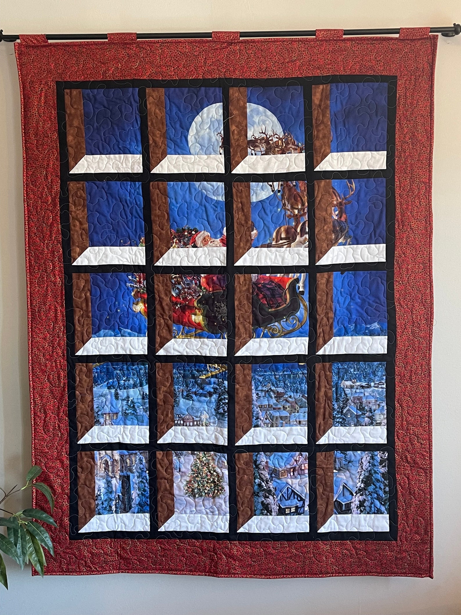 To All A Goodnight Santa Attic Window - Etsy