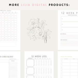 25, 50 & 100 Mile Challenge Bundle and Tracker, Fitness Planner ...