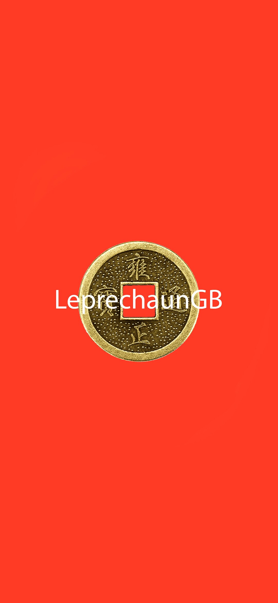 Сhinese Lucky Coin "feng Shui" (red Color). Money Coin for Wealth and ...