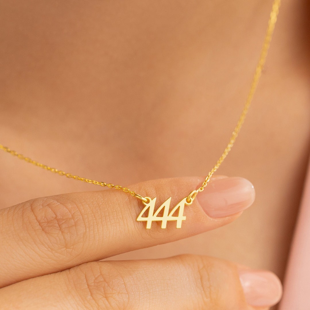 Custom Angel Number 925 Sterling Silver Necklace: Lucky Number Gift - Etsy