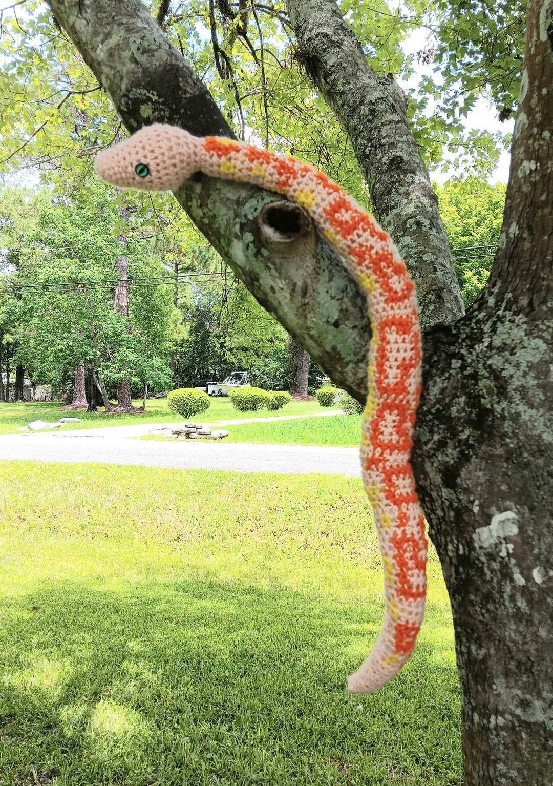 Banana Cinnamon Snake Crochet Pattern - Etsy
