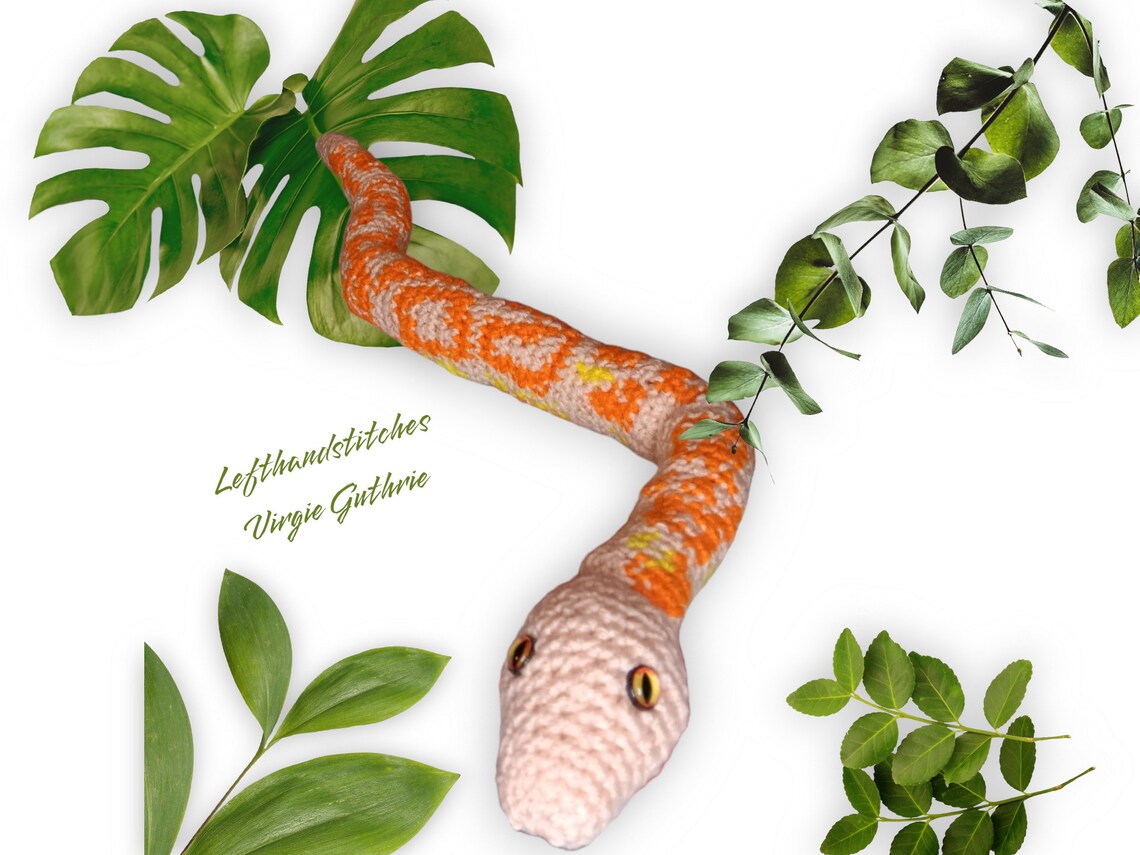 Banana Cinnamon Snake Crochet Pattern - Etsy