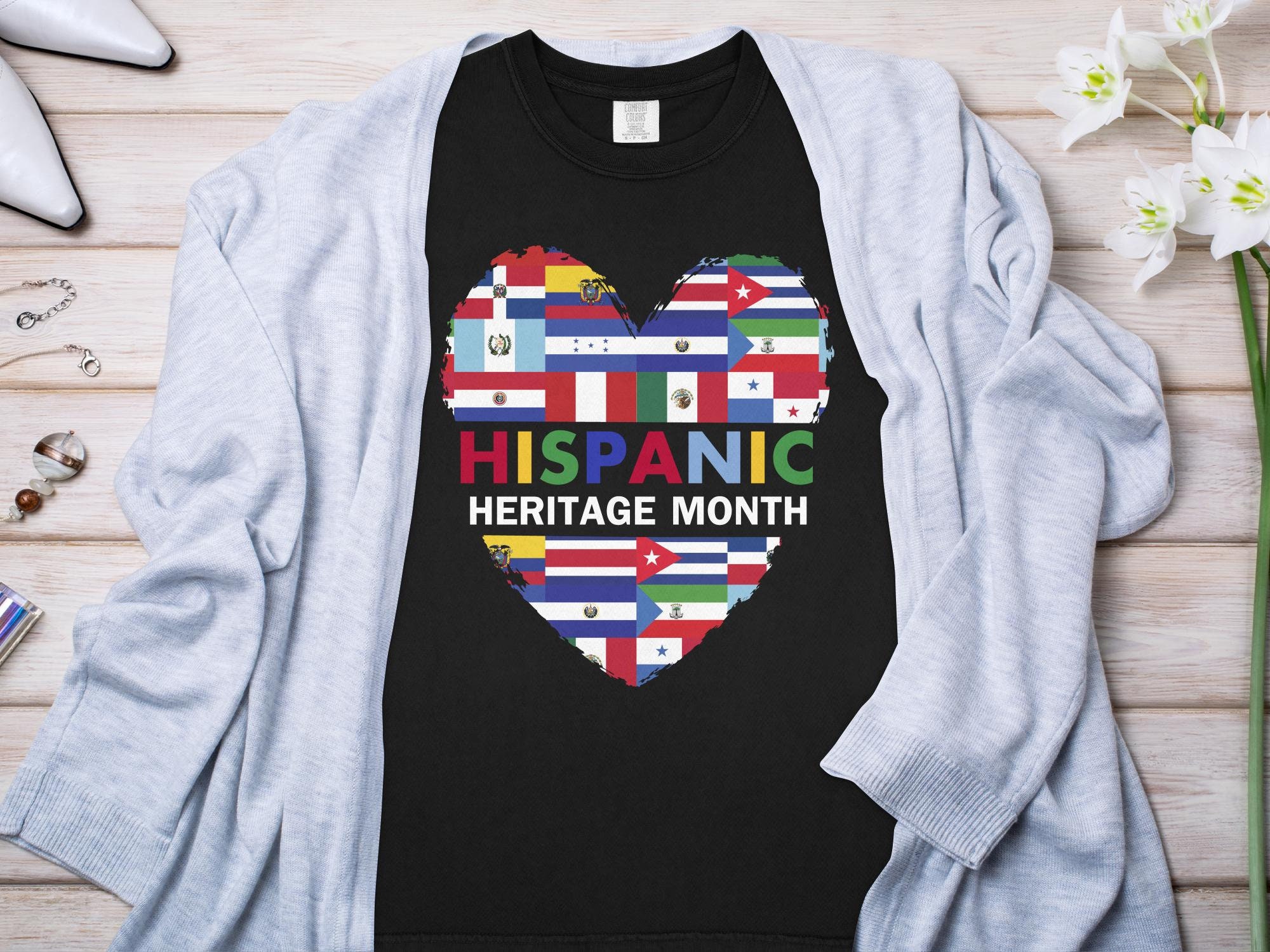 Hispanic Heritage Month Tshirt, Yo Soy Latina Independiente Regalos En ...