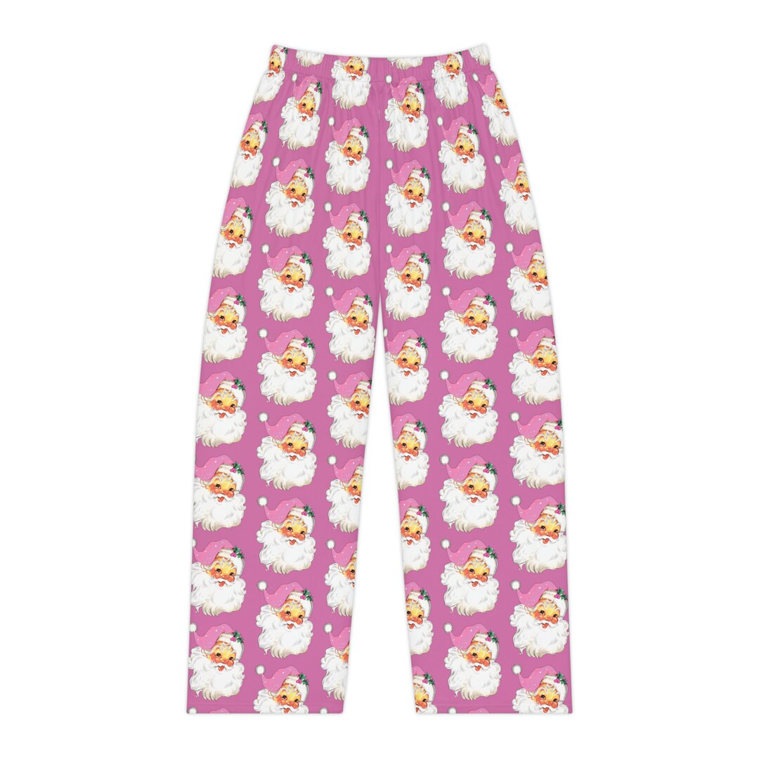 Pink Santa Pajama Pants (AOP) - Etsy