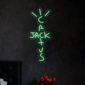 Cactus Jack Neon Sign Neon Sign Wall Art Neon Light Led Sign for ...
