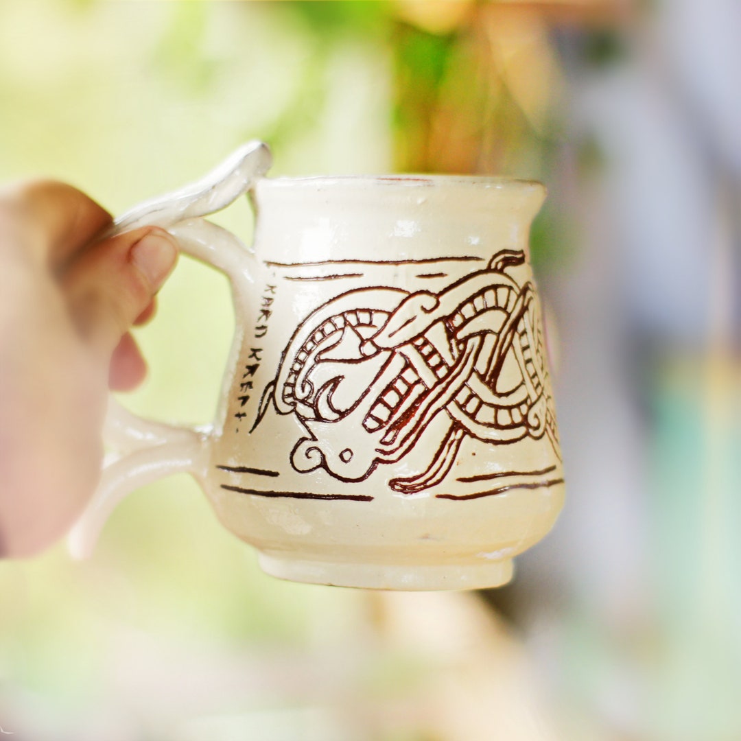 10th Century Viking King Gorm Inspired Mug Cup No.3 by Karn Kreft - Etsy