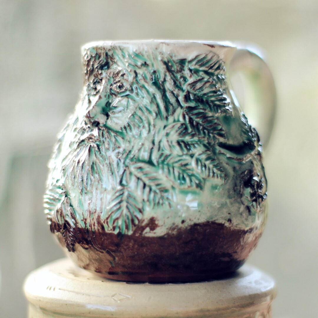 Mug Inspired by a Bartmann Jug and Face Pots of Medieval Europe Ꮶᚤᚱᚢ ...