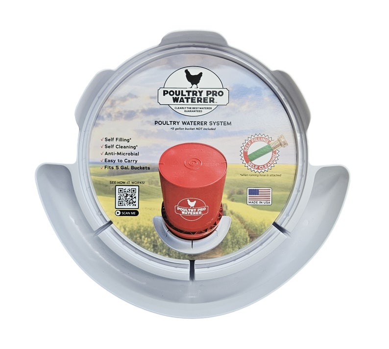 Poultry Pro Waterer | Bucket Waterer for Chickens - Etsy