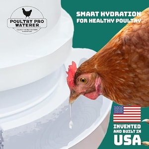 Poultry Pro Waterer | Bucket Waterer for Chickens - Etsy