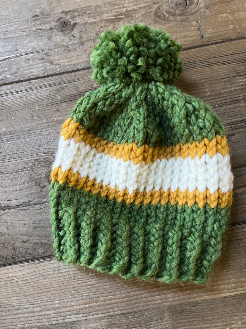 School Spirit Knit Hats - Etsy