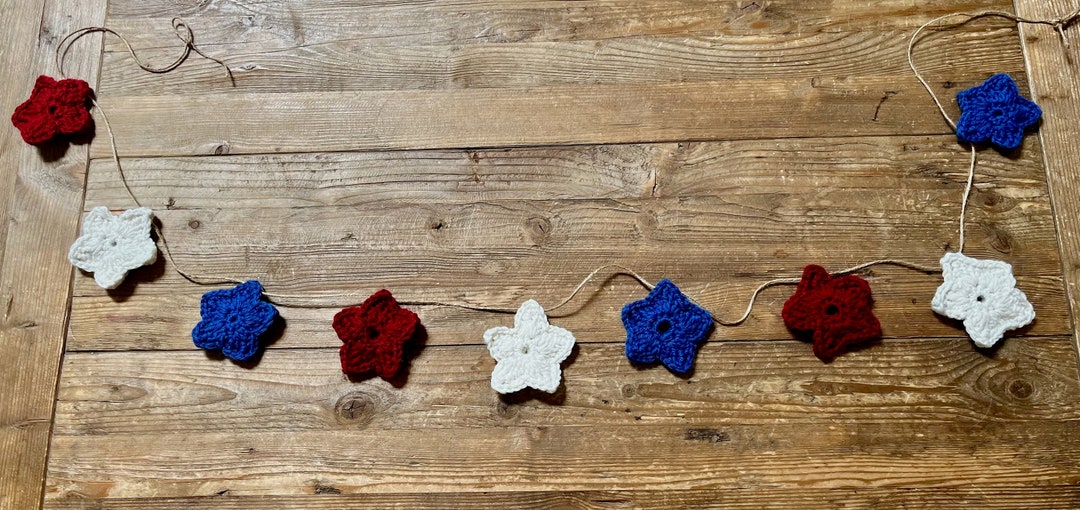 July 4th Garland, Fourth of July Garland, USA Garland - Etsy