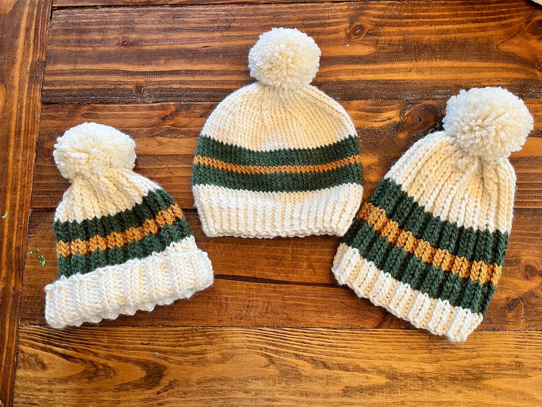 School Spirit Knit Hats - Etsy