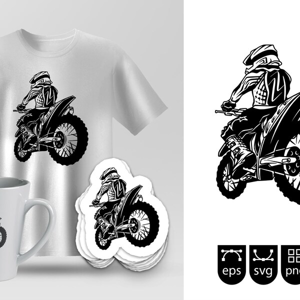 Motor Cross Svg - Etsy