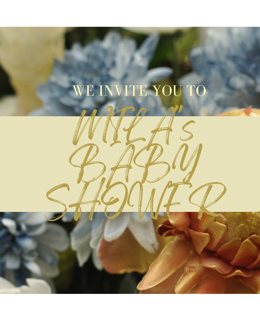 Personalized Baby Shower Invitation - Digital Template - Etsy