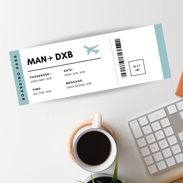 Flight Voucher - Etsy