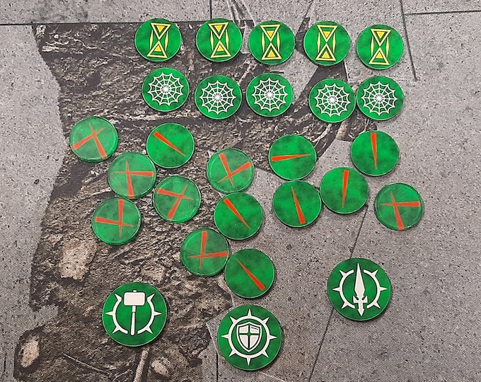 Ala Carte Dice Wound Tracker for Warhammer 40K and Age of Sigmar ...