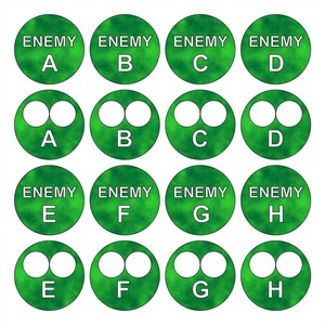 Enemy Token Set - Etsy