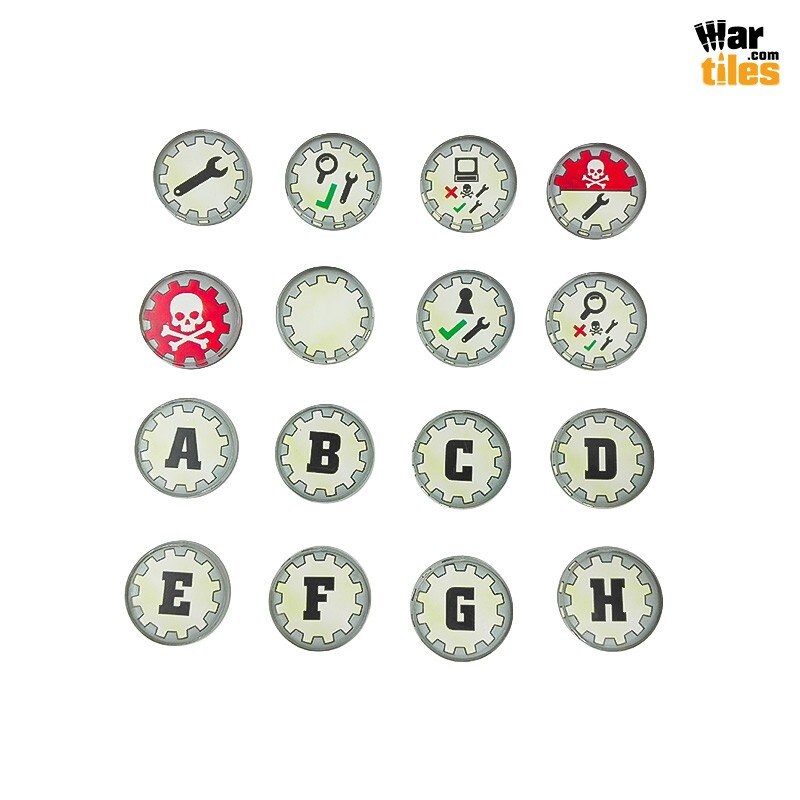 Fallout Investigations Tokens Set - Etsy