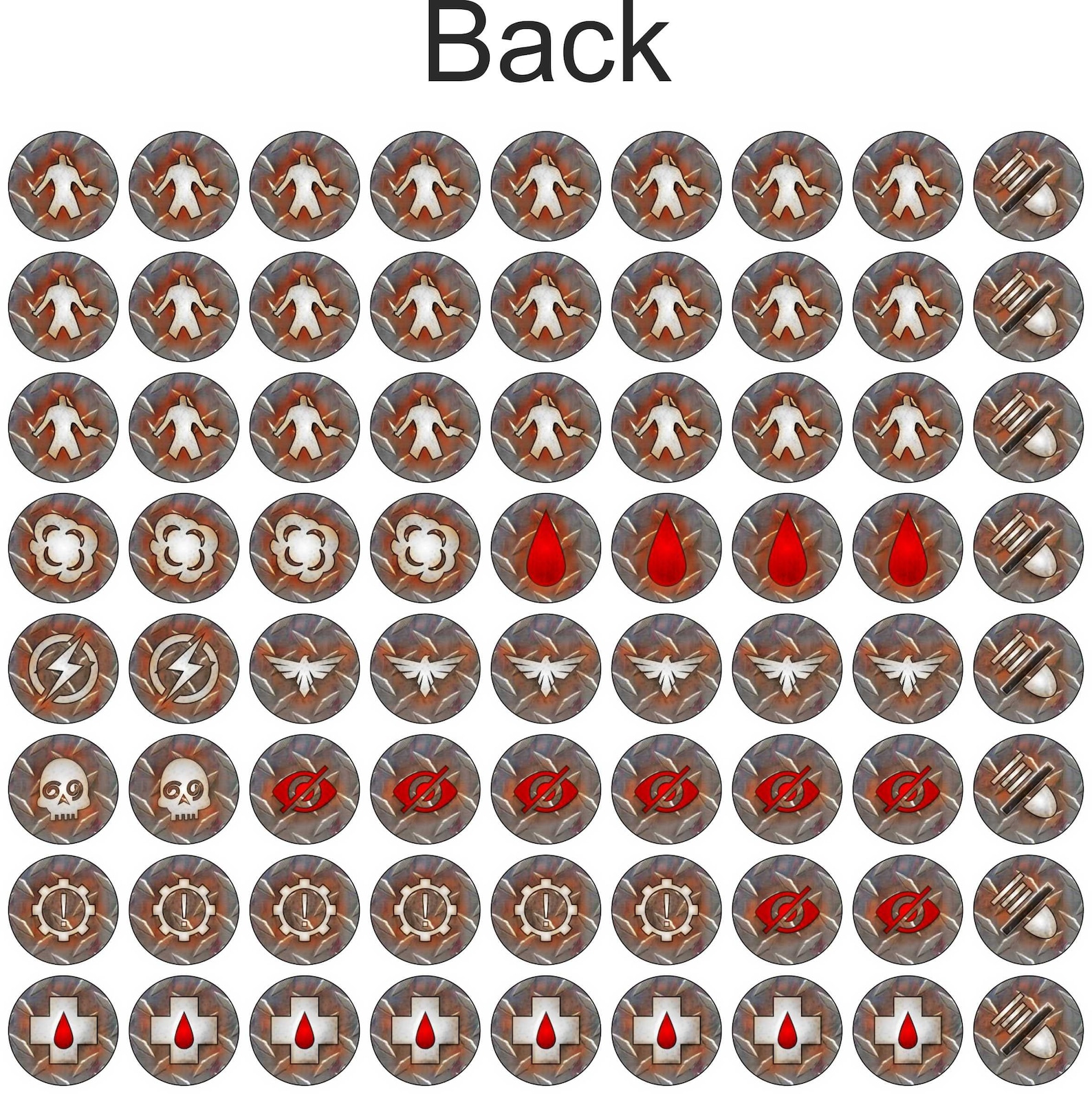 Necromunda Token Set 72 - Etsy