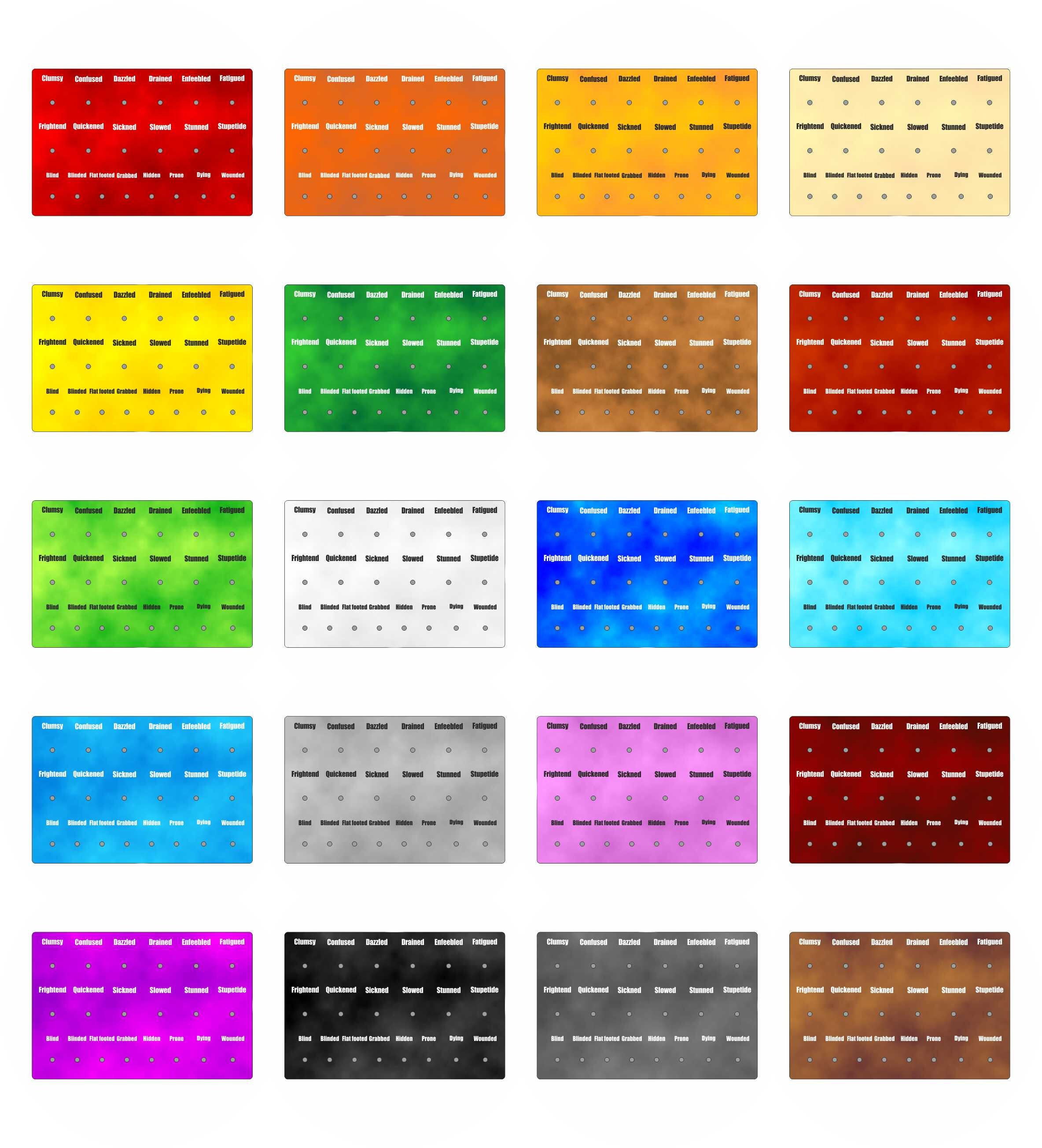 Pathfinder Status Tracker - Etsy