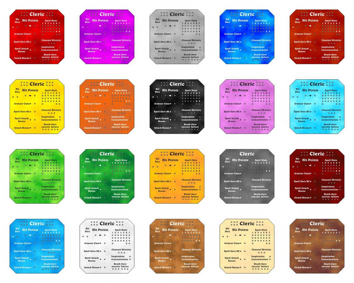 Character Tracker Wizard - Etsy