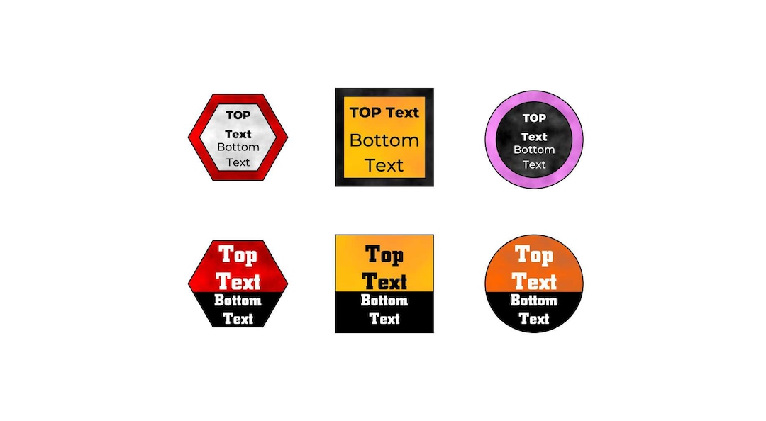 CUSTOM Tokens Set - Etsy