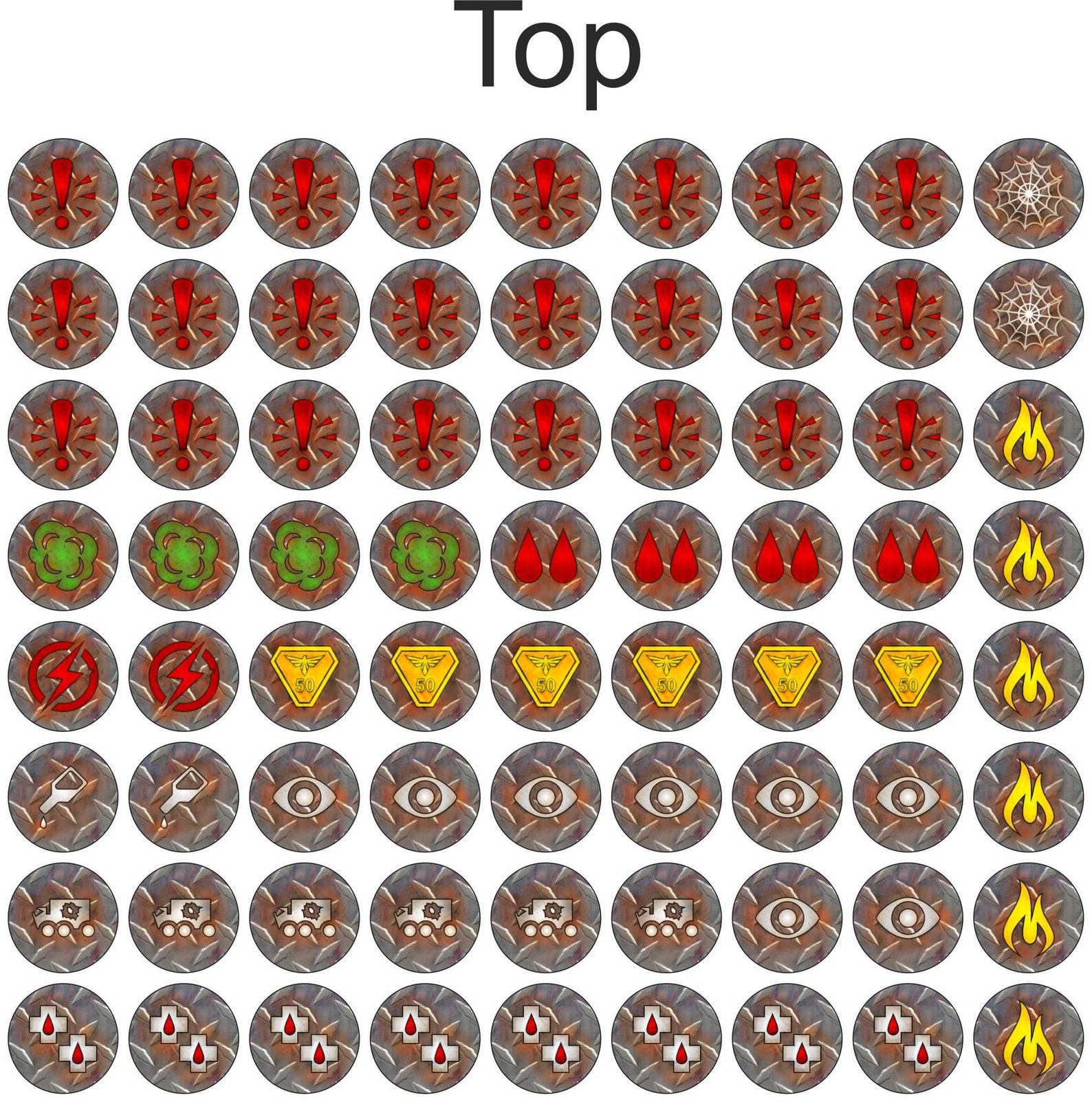 Necromunda Token Set 72 - Etsy