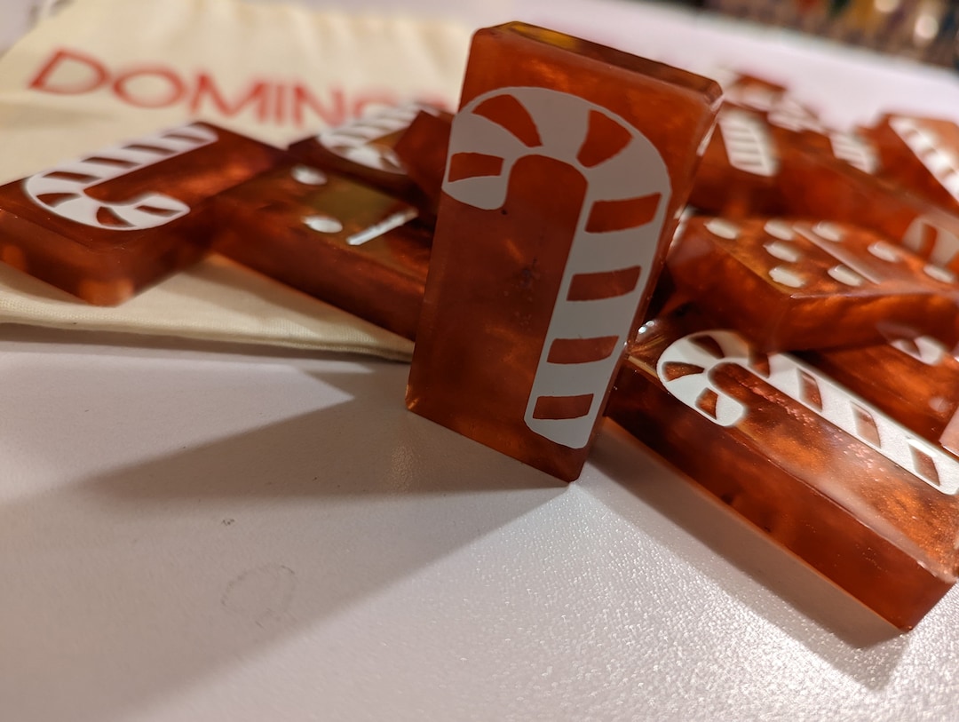 Candy Cane Dominoes - Etsy
