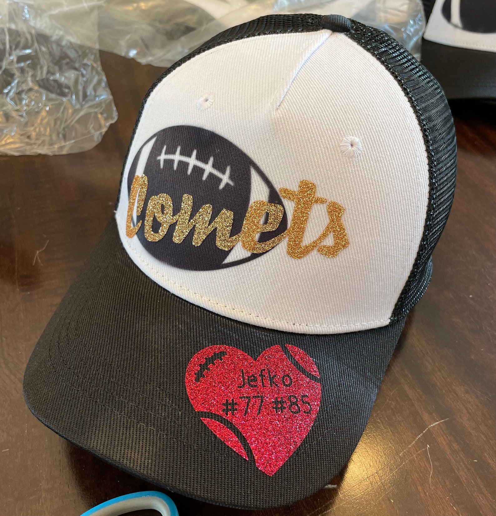 Custom Football Trucker Hat - Etsy