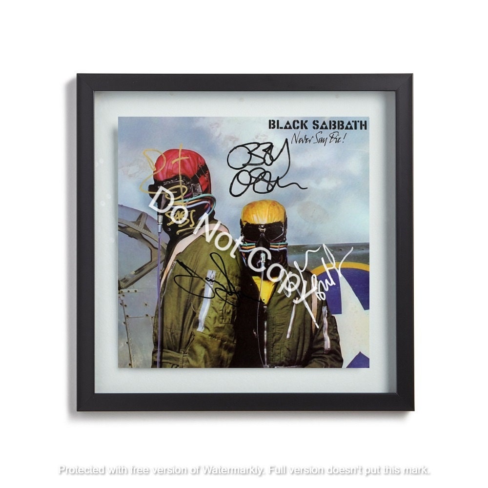 Black Sabbath Never Say Die Album Cover