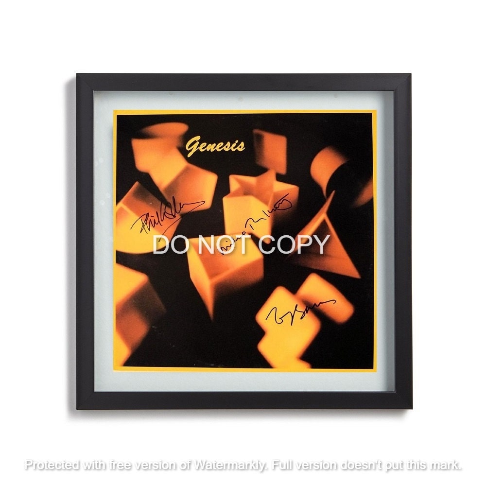 Genesis Signed Self-titled Album Autographed Vinyl Record LP - Etsy