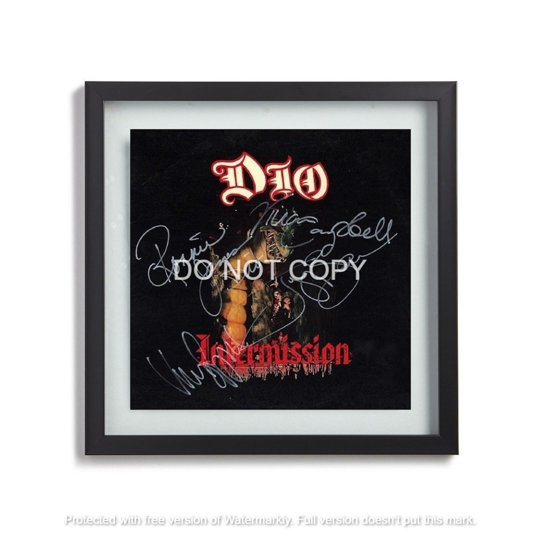 Dio Signed Intermission Album Autographed Vinyl Record LP - Etsy