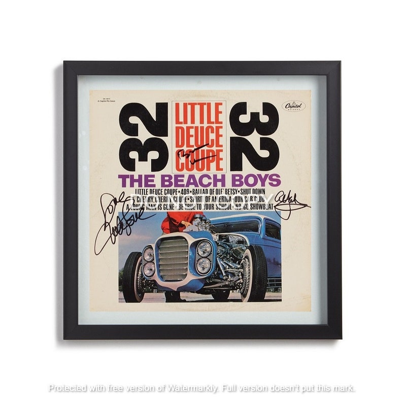 The Beach Boys Signed Little Deuce Coupe Album Autographed - Etsy
