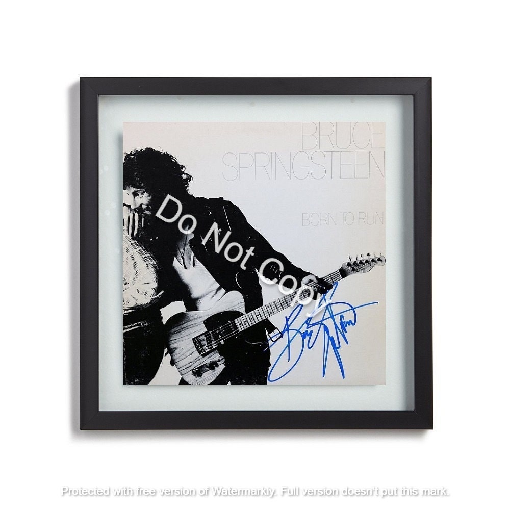 Bruce Springsteen Signed Born to Run Album Autographed Vinyl - Etsy