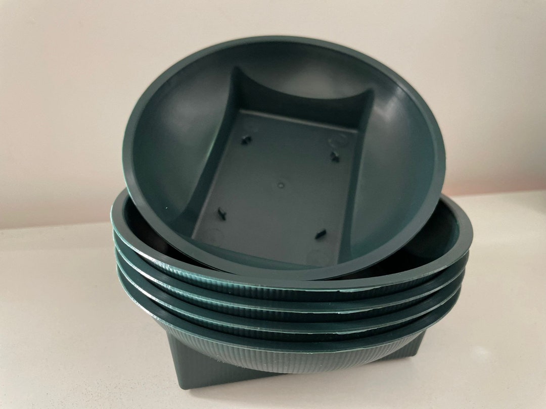 Round Oasis Bowls With a Square Base - Etsy