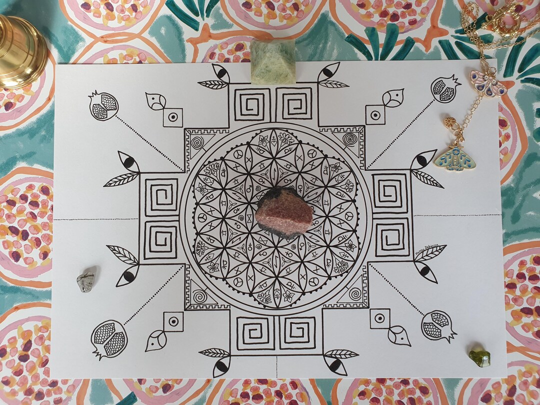 Kundalini Shakti Mandala Therapy Spiritual Art - Etsy