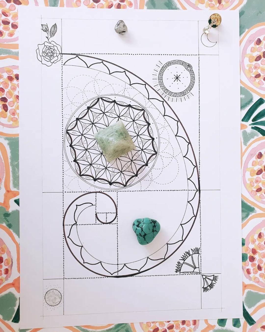 INFINITE POTENTIAL Mandala Therapy Spiritual Art - Etsy