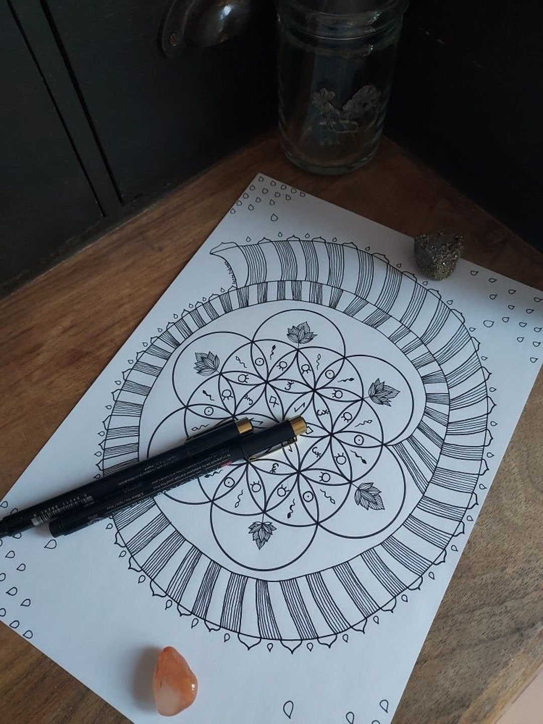 Wound of Betrayal Coloring Mandala - Etsy