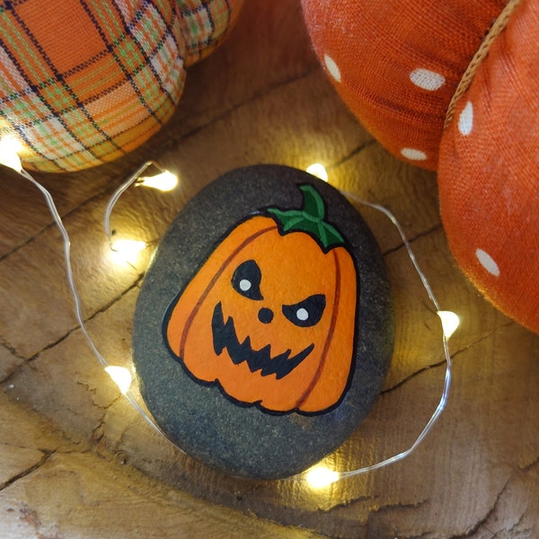 Halloween Pebble Art - Etsy