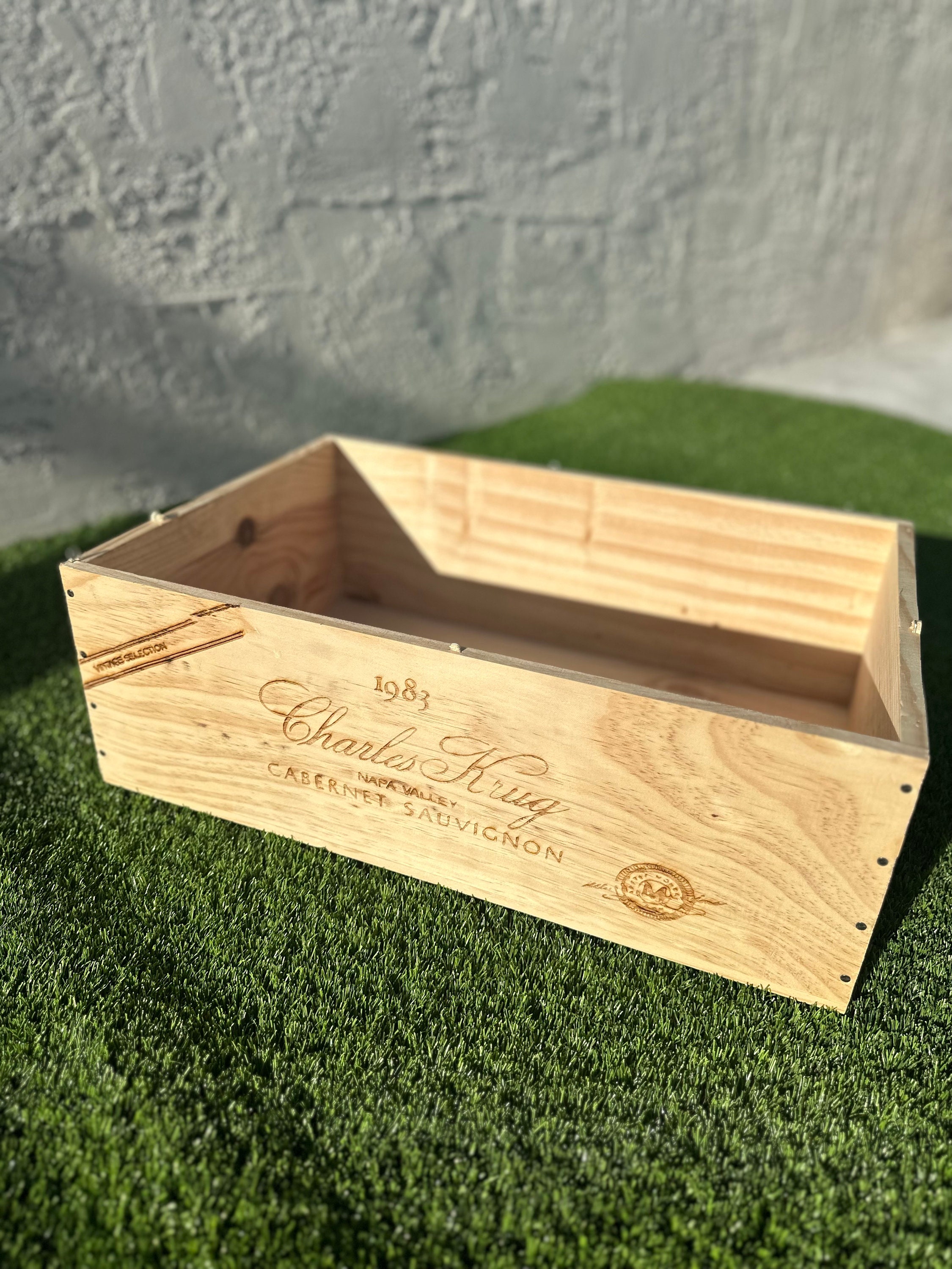 Customizable 12 Btl Italian Wine Crate, Rustic Wedding Decor, Gift Card ...