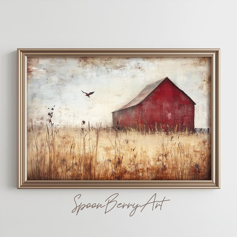 Red Barn Art - Etsy
