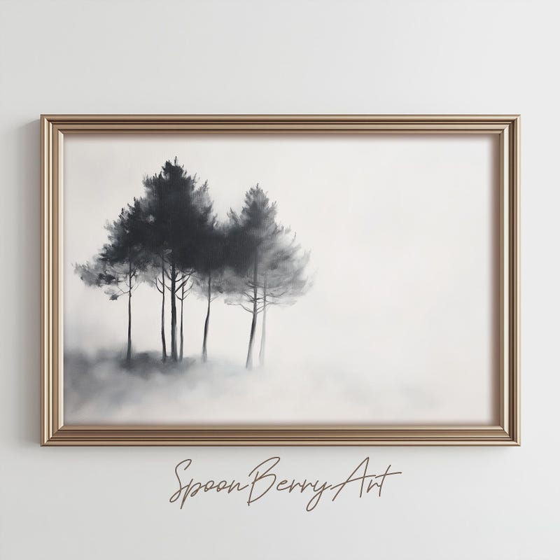 Fog Landscape - Etsy