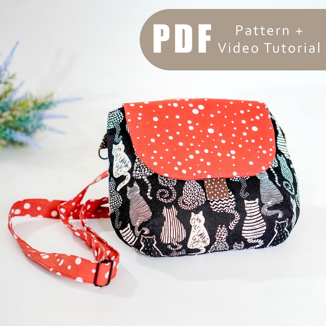 Saddle Bag Sewing Pattern PDF Sewing Pattern Instruction Video Tutorial ...