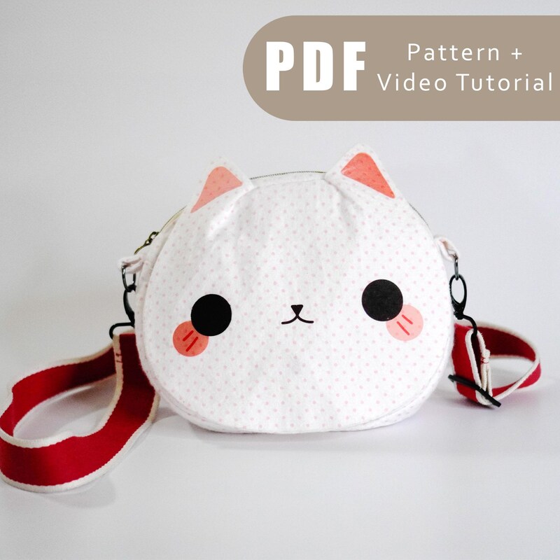 Cat Purse Sewing Pattern - Etsy