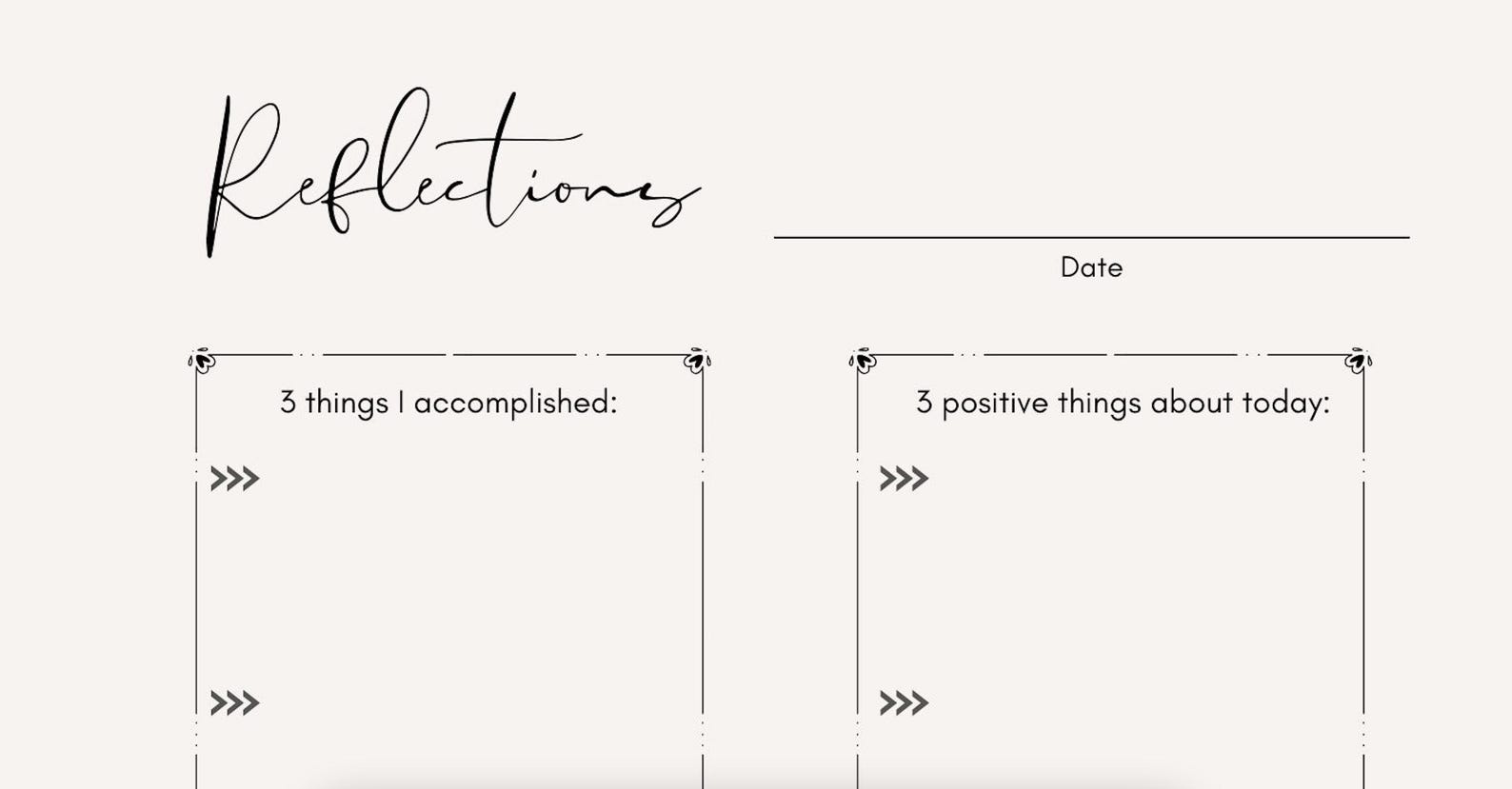 Daily Reflection Journal Entry - Etsy