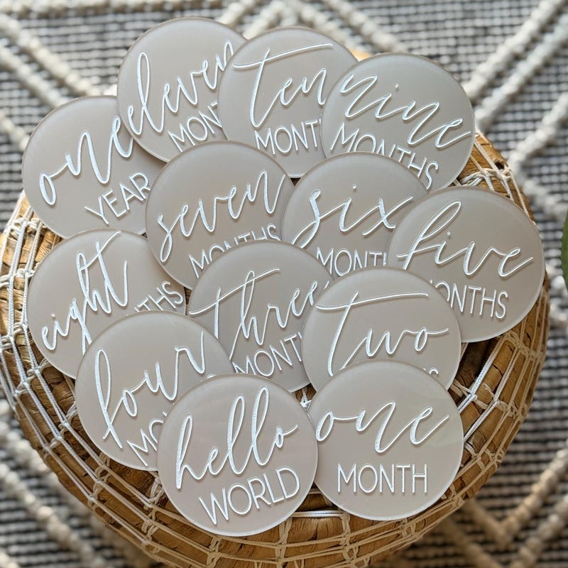 Month Counting Baby - Etsy