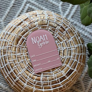 Personalized Baby Stat Sign, Acrylic Hospital Birth Stat Sign, Hello ...