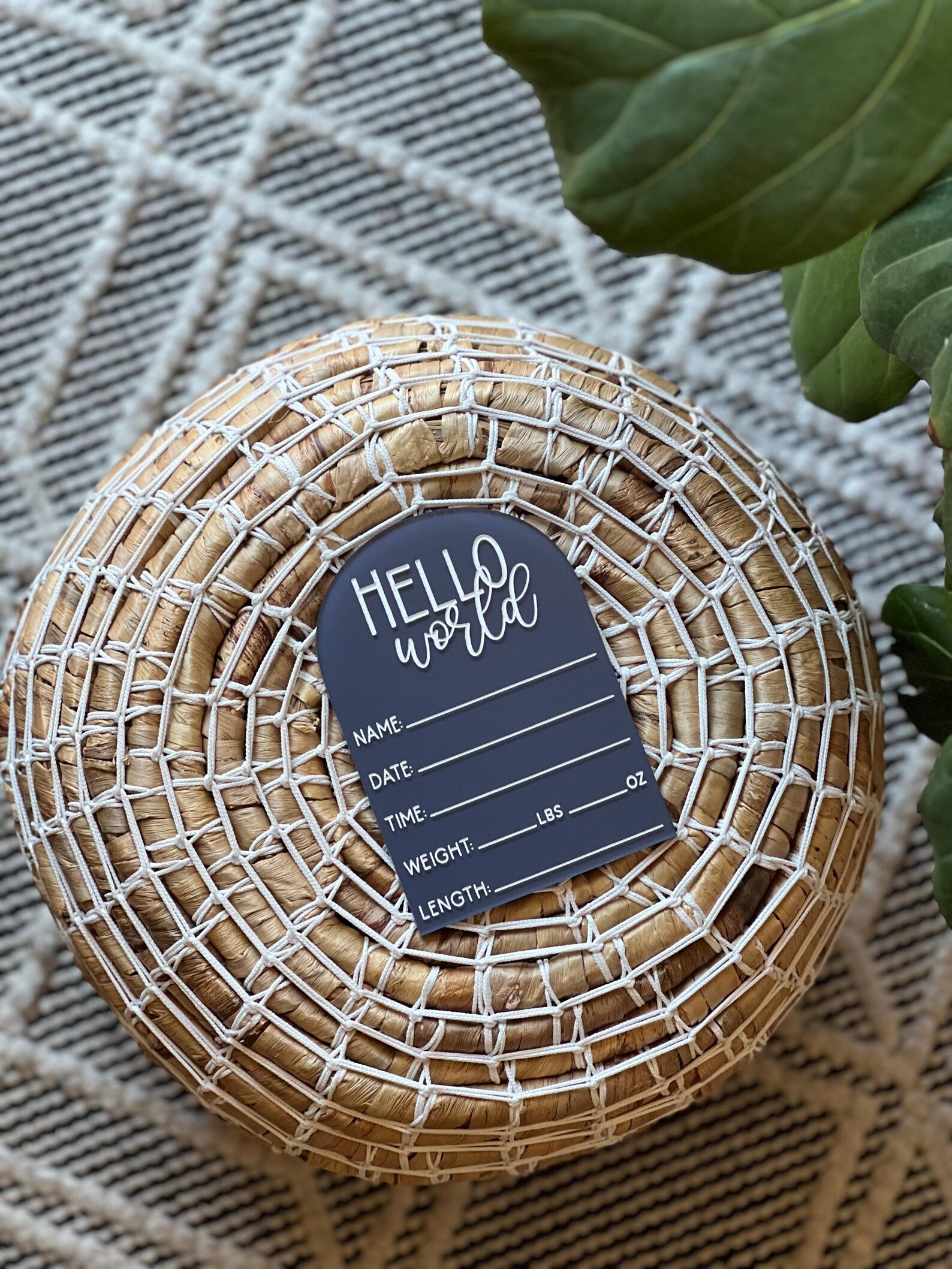 Personalized Baby Stat Sign, Acrylic Hospital Birth Stat Sign, Hello ...