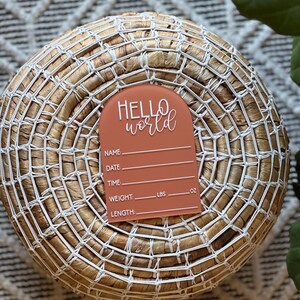 Personalized Baby Stat Sign, Acrylic Hospital Birth Stat Sign, Hello ...