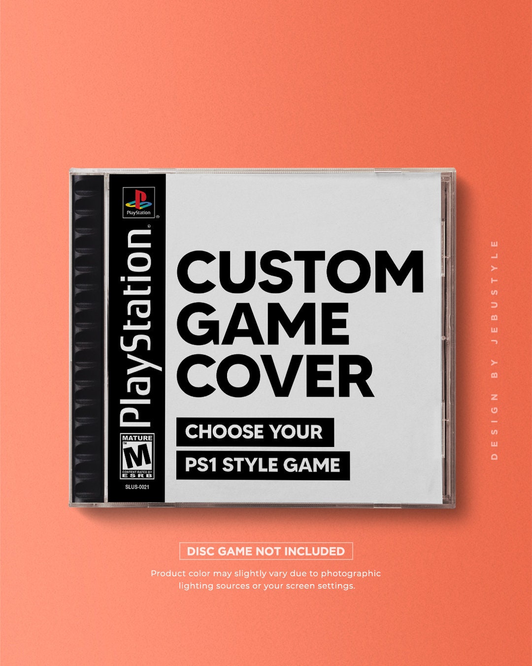 Digital Custom Game Cover In Playstation 1 Ps1 Style Game Etsy